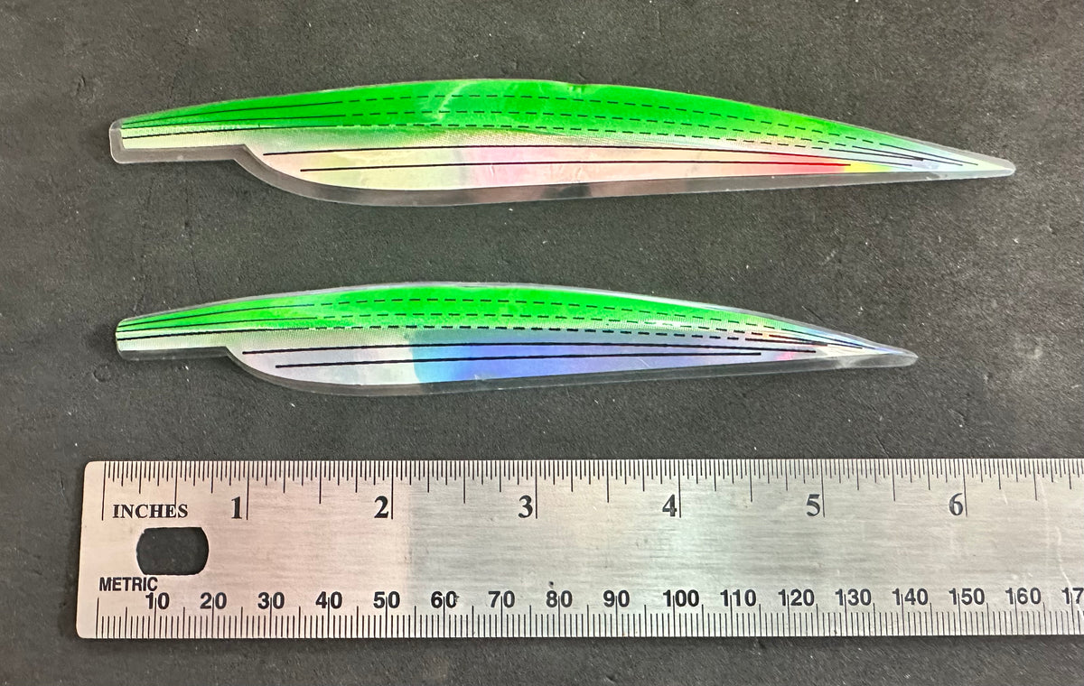 Malolo Flying Fish Wings Green – island Offshore Big Game Fishing Gear