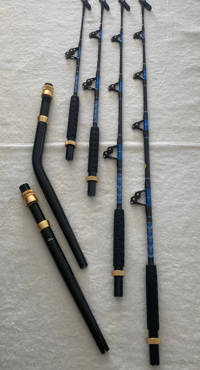 80 class Stubbie Rods BLUE or Gold Wrap – island Offshore Big Game ...